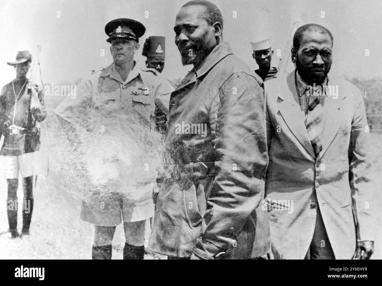 AFRICAN LEADER JOMO KENYATTA LODWAR PRISON / ; 27 OCTOBER 1962 Stock ...