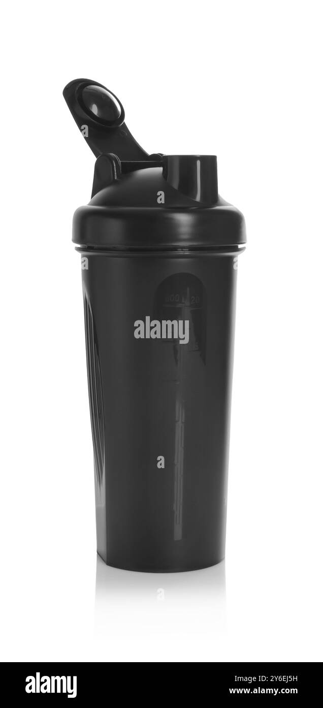 Cocktail shaker on black Black and White Stock Photos & Images - Alamy