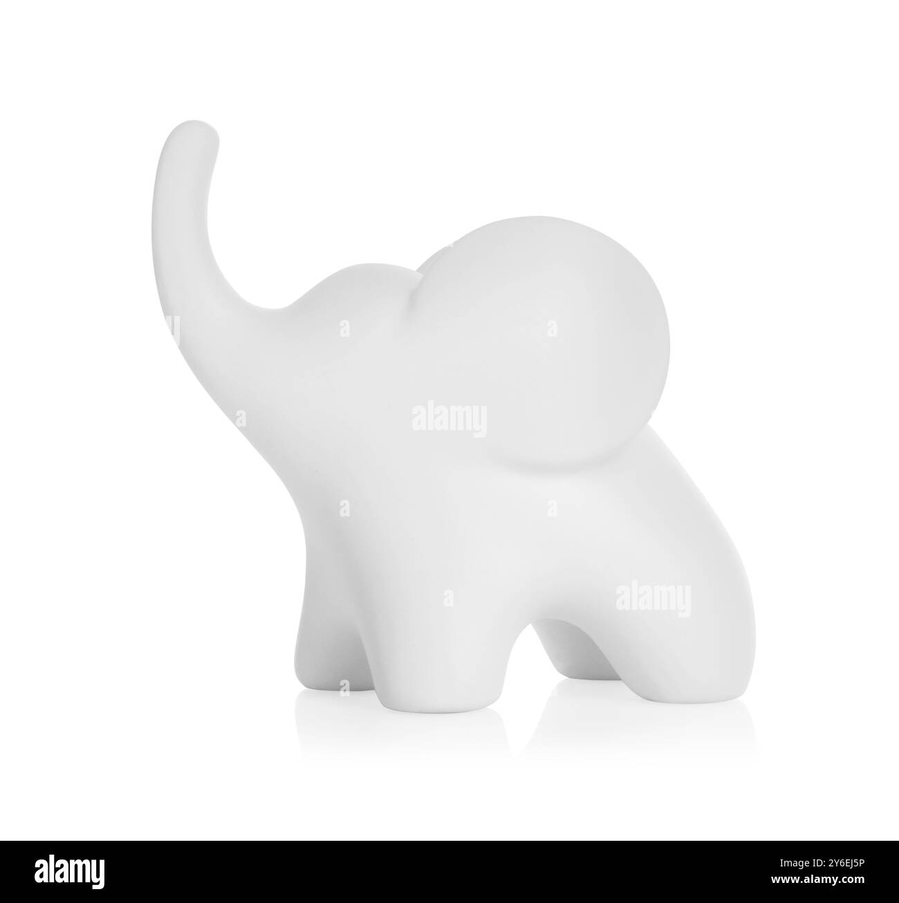 Decorative figure in shape of elephant isolated on white Stock Photo ...
