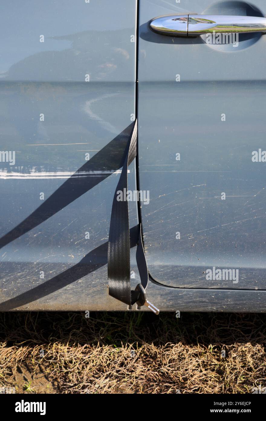 Stuck seat belt hi-res stock photography and images - Alamy