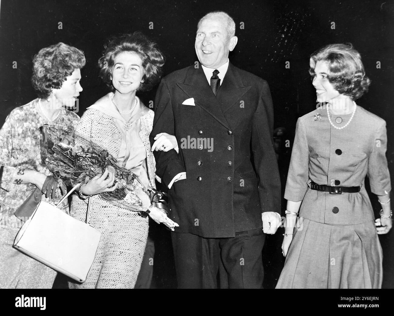 PRINCESS IRENE, KING PAUL, PRINCESS FREDERICA, PRINCESS SOPHIA IN ...