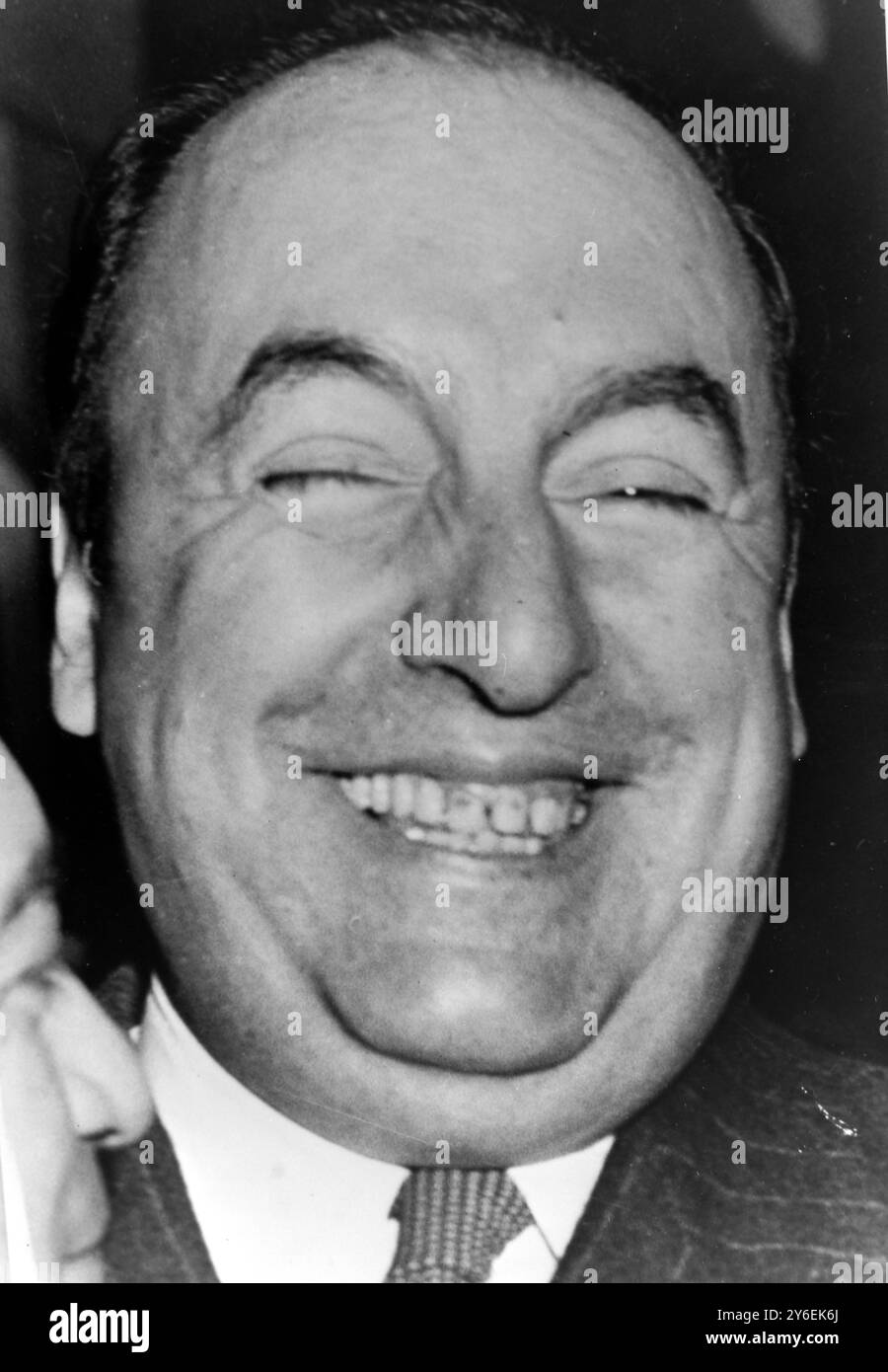 CHILEAN POET PABLO NERUDA / ; 23 OCTOBER 1962 Stock Photo - Alamy