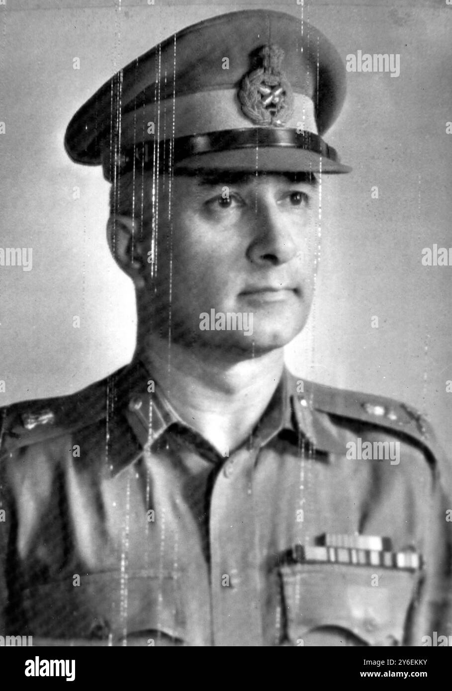 GENERAL BRIK MOHAN KAUL CHIEF OF GEN STAFF INDIA / ; 22 OCTOBER 1962 ...