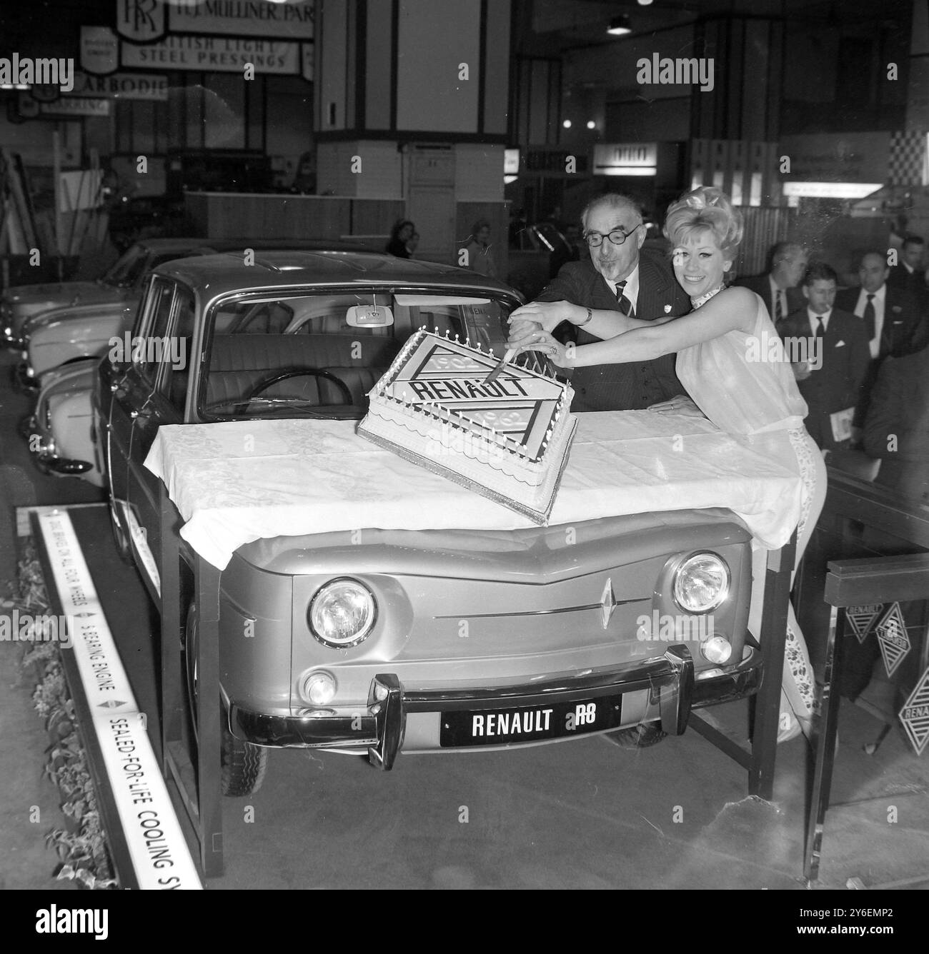 RENAULT AT MOTOR SHOW AT EARLS COURT IN LONDON ; 16 OCTOBER 1962 Stock ...