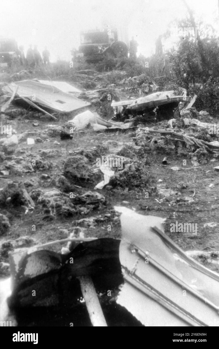 AVIATION IBERIA AIRLINES CRASH IN SEVILLE ; 13 OCTOBER 1962 Stock Photo ...