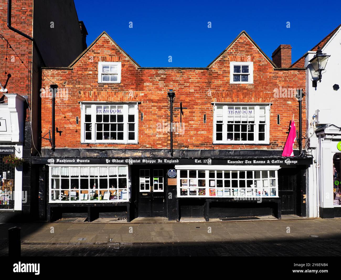The Oldest Chemist Shop in England and Lavender Tea Rooms in the Market ...