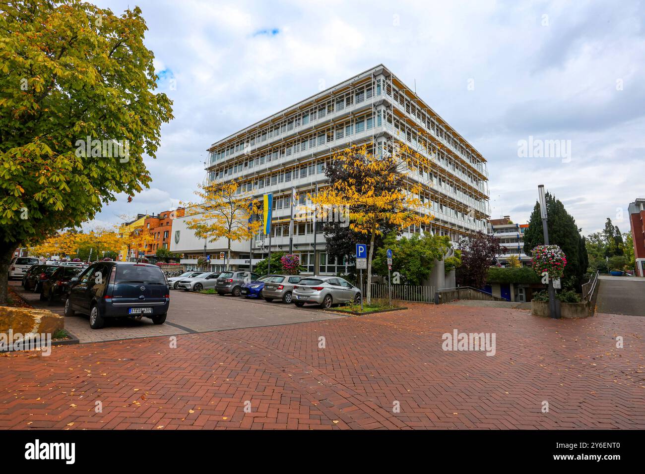Elegantes Stadt An Der Ems In Nordrhein Westfalen Bildnull