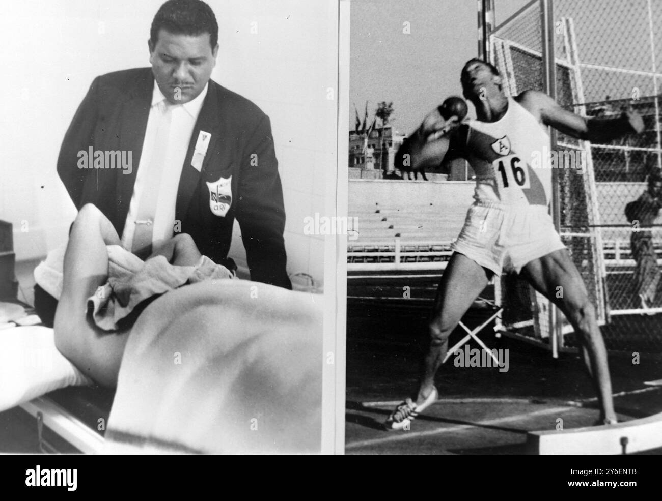 ATHLETICS ESTEVES HORACIO IN HOSPITAL SPRAINED THIGH AT IBERO AMERICAN ...