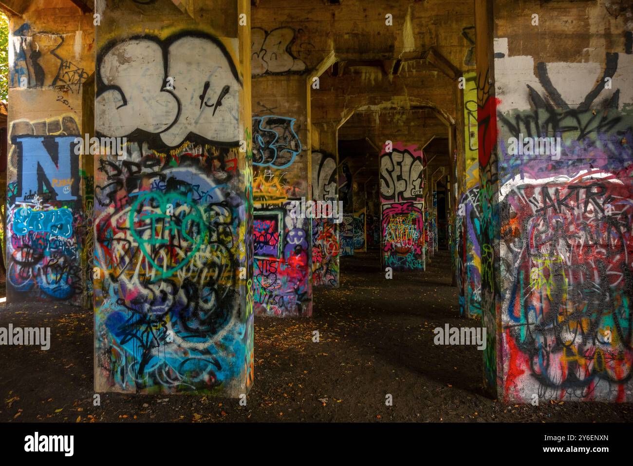 Graffiti art project abandoned hi-res stock photography and images - Alamy
