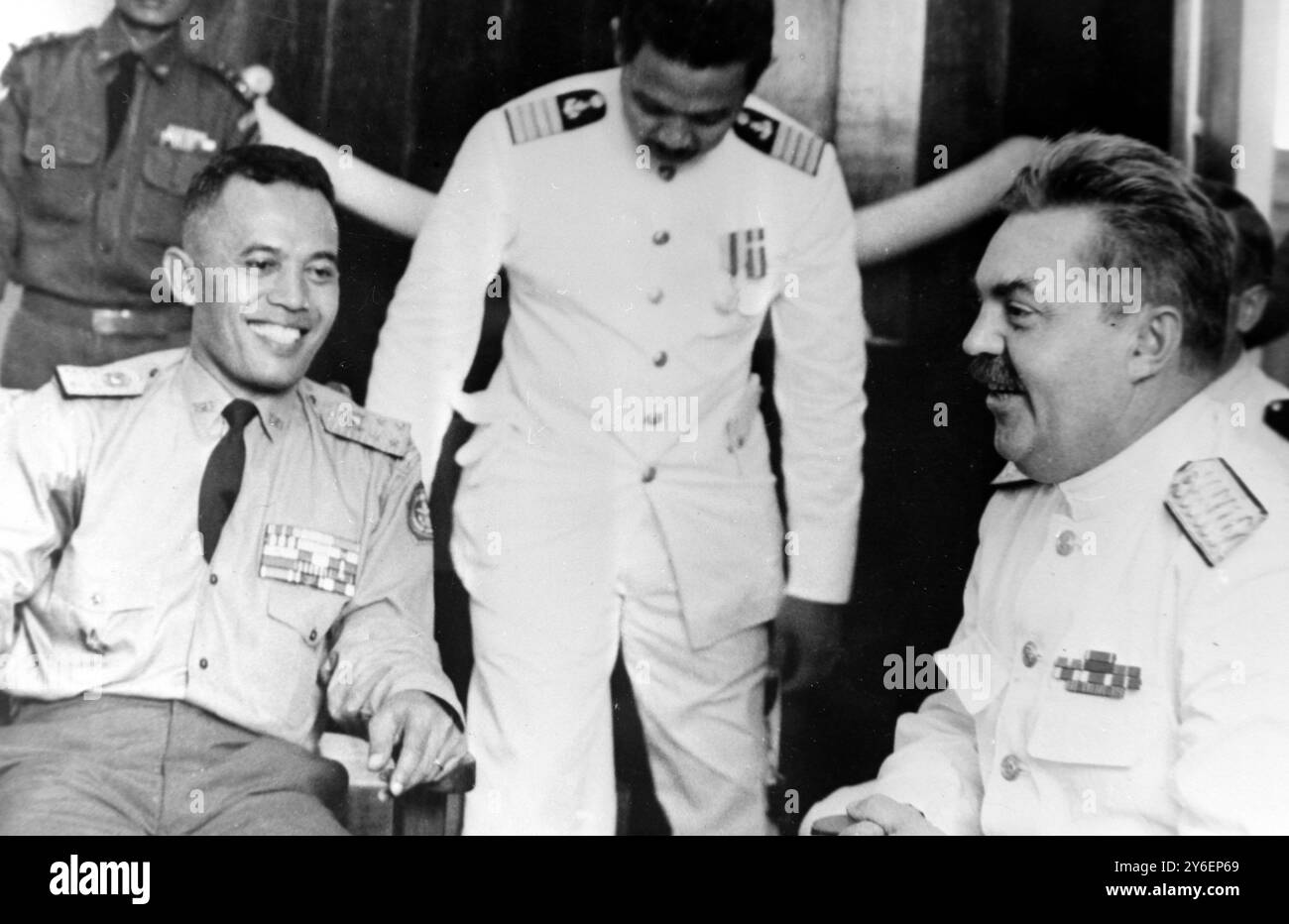 ADMIRAL MATE JERKOVIC WITH WITH GENERAL ABDUL HARIIS NASUTION IN ...
