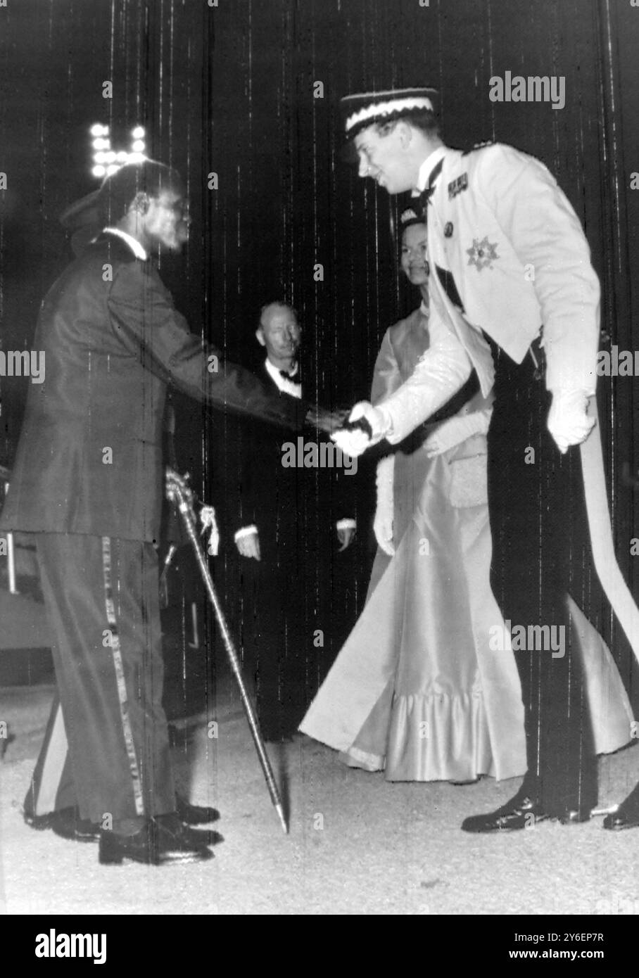 INDEPENDENCE OF UGANDA - DUKE AND DUCHESS OF KENT WITH MILTON OBOTE MR ...