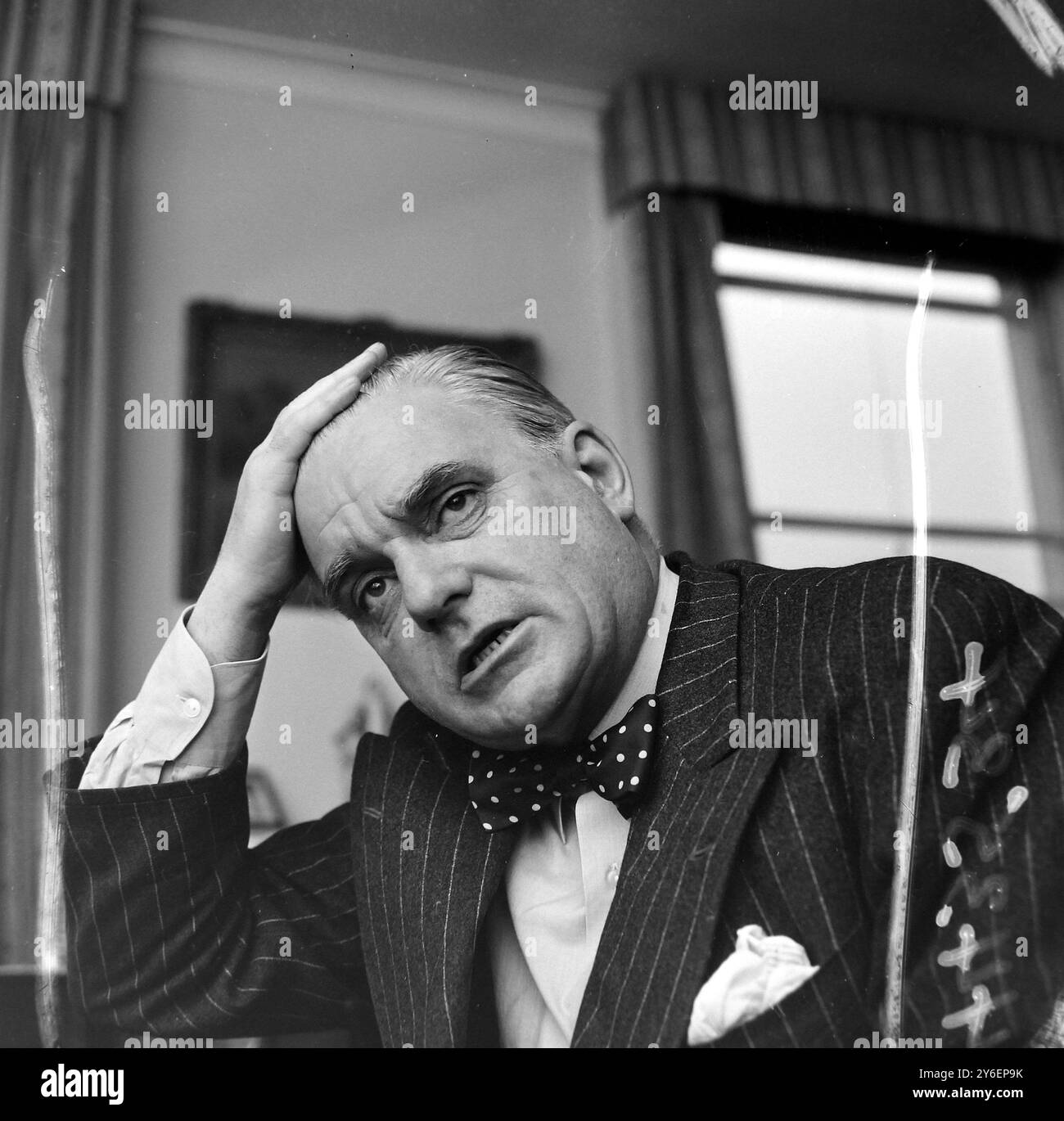LORD BOOTHBY TALKING FREELY AT INTERVIEW ; 6 OCTOBER 1962 Stock Photo ...