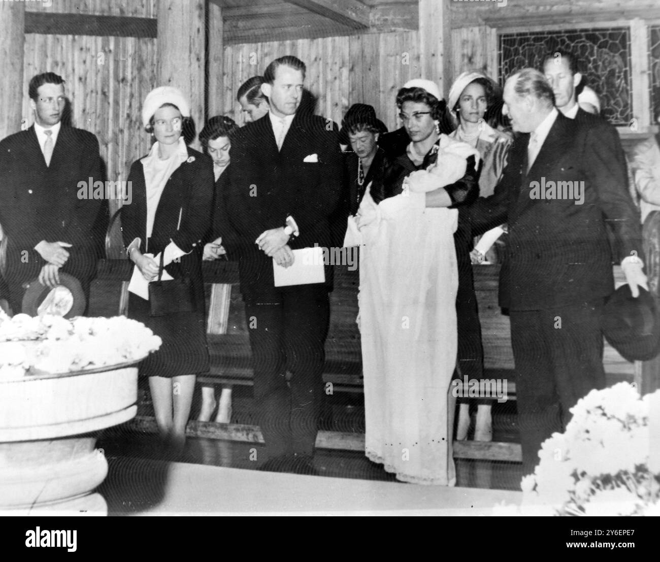 PRINCESS JOSEPHINE AND PRINCESS ASTRID CHRISTENING IN OSLO ; 4 OCTOBER ...