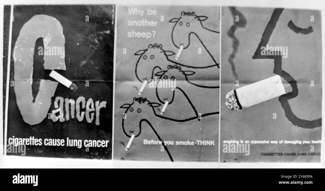 Smoking cancer posters hi-res stock photography and images - Alamy