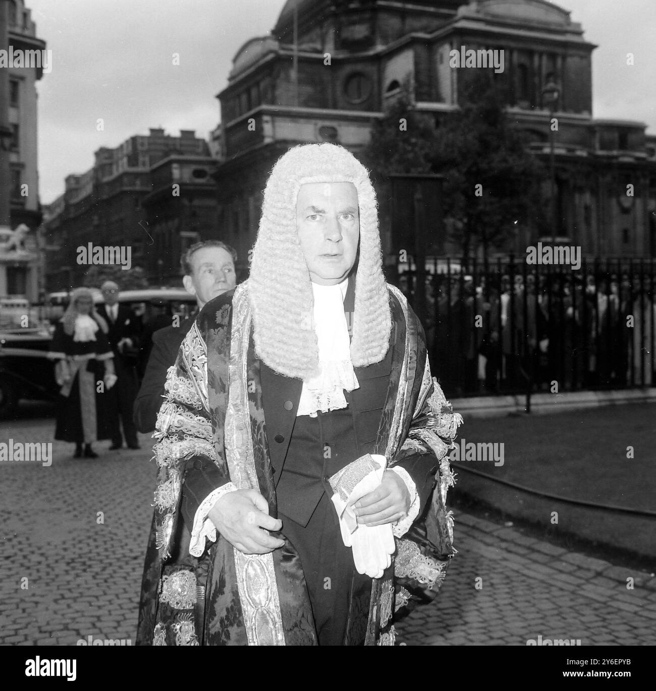 BRITISH JUDGE COLIN HARGREAVES PEARSON / ; 2 OCTOBER 1962 Stock Photo ...