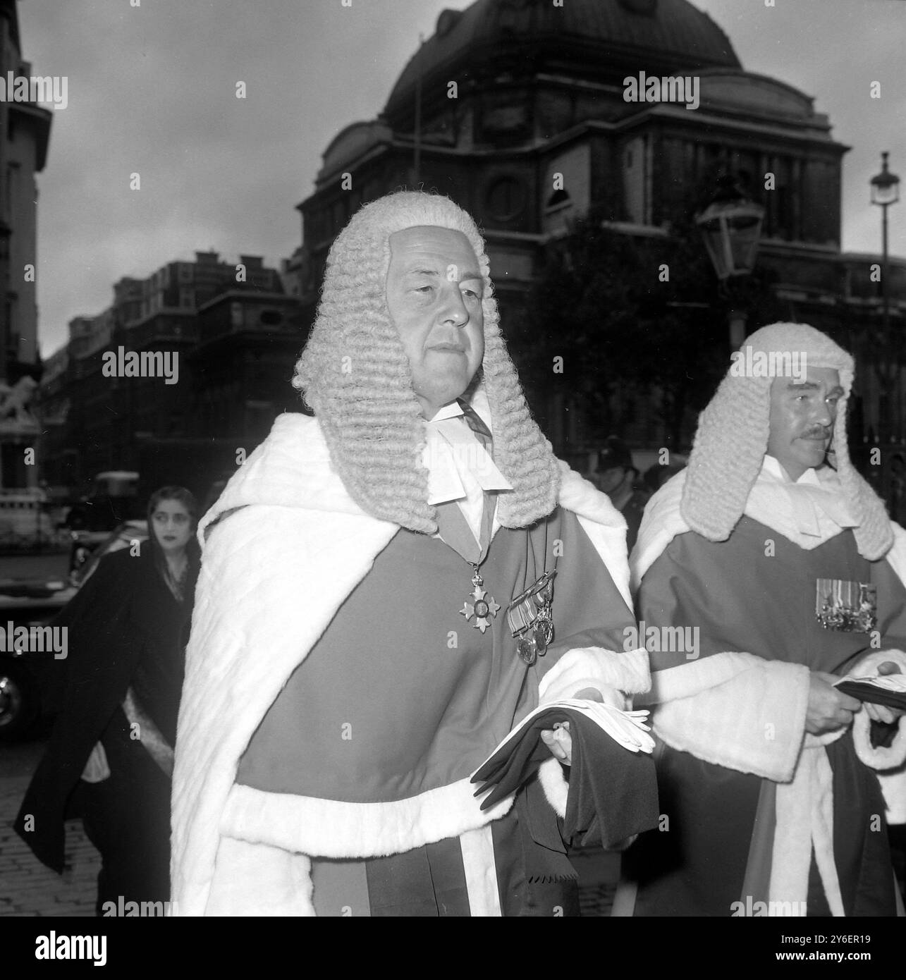BRITISH JUDGE SIR JOHN MEGAW QC / ; 2 OCTOBER 1962 Stock Photo - Alamy