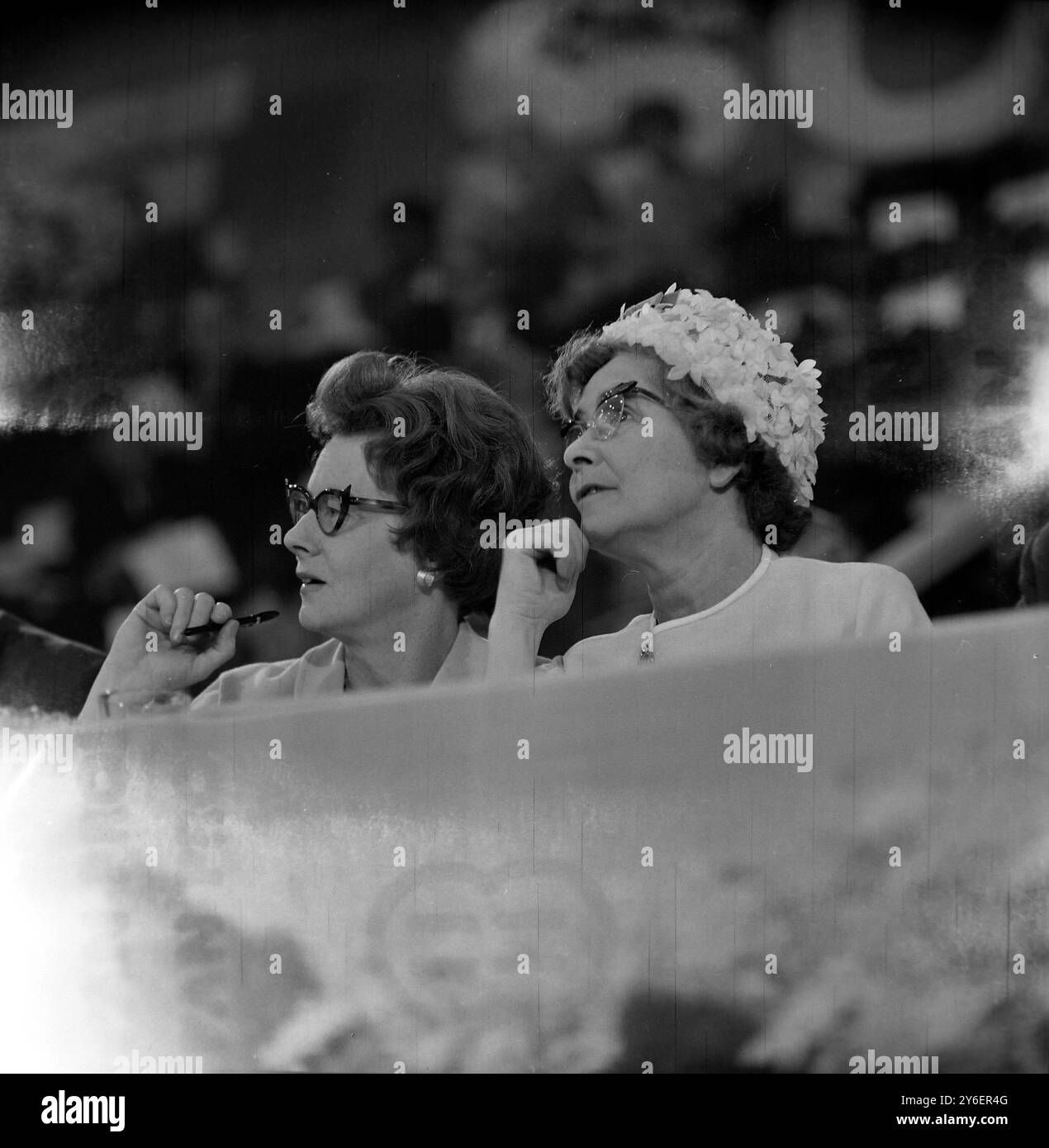 MARGARET HERBISON AND BARBARA CASTLE AT LABOUR PARTY CONFERENCE IN ...