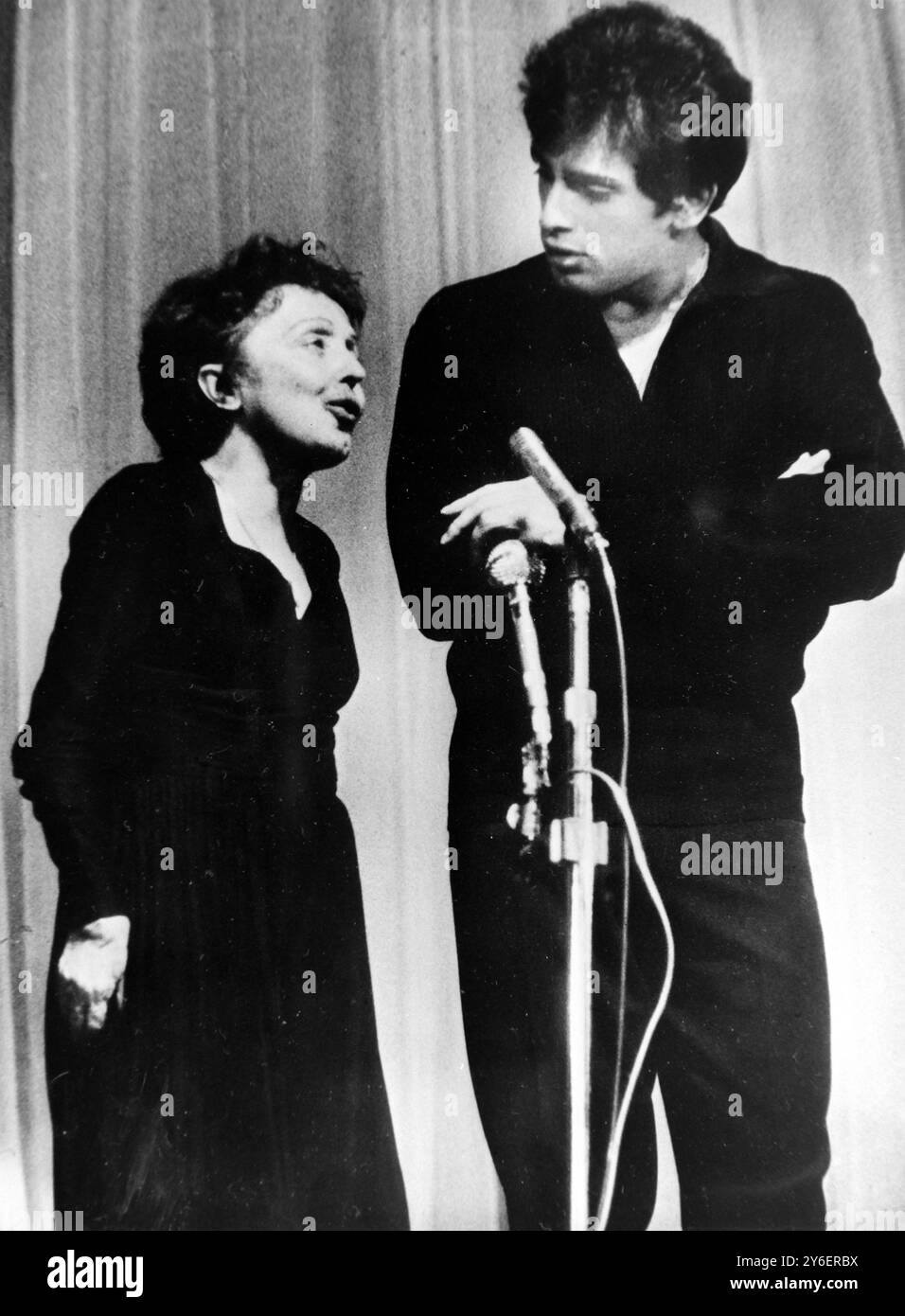 FRENCH SINGER EDITH PIAF SING WITH THEO SARAPO IN PARIS ; 1 OCTOBER ...
