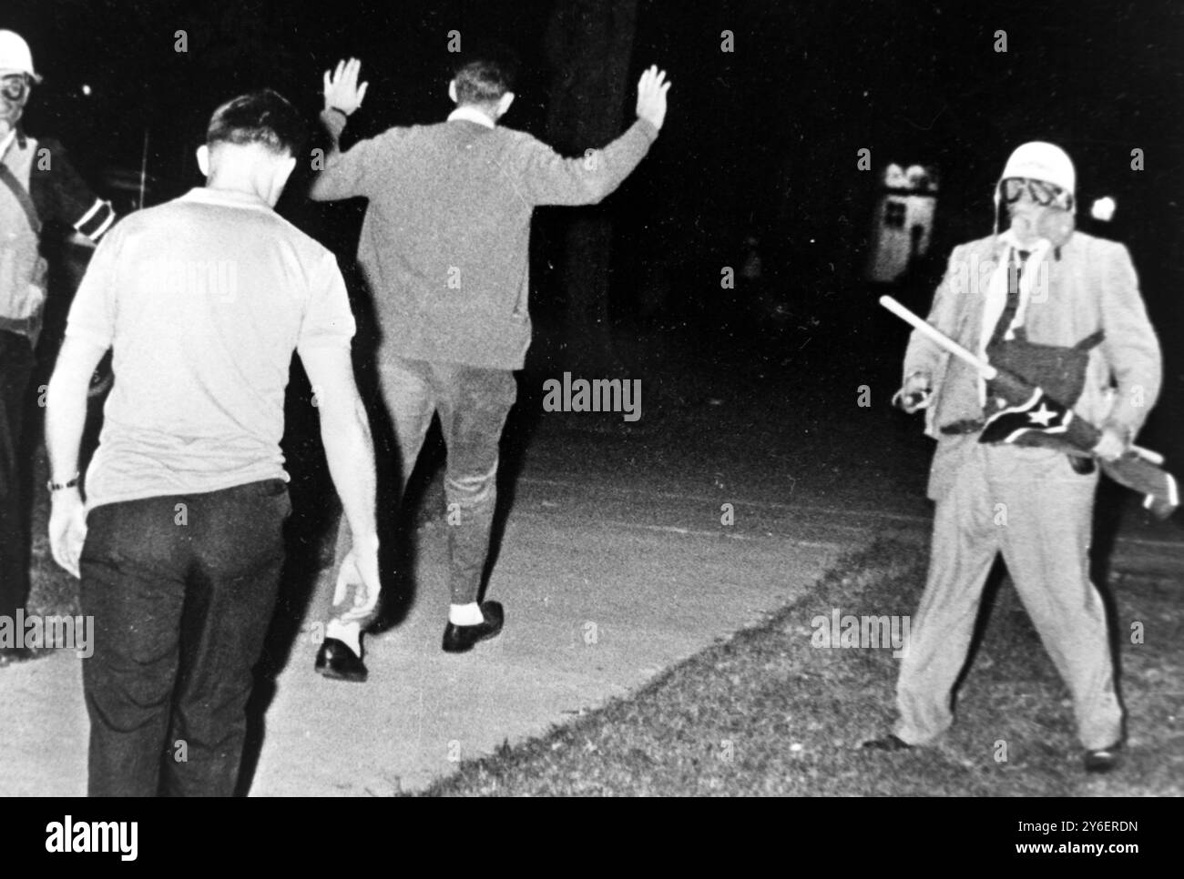 RACIAL SEGREGATION MEREDITH RIOTS IN OXFORD, MISSISSIPPI ; 1 OCTOBER ...