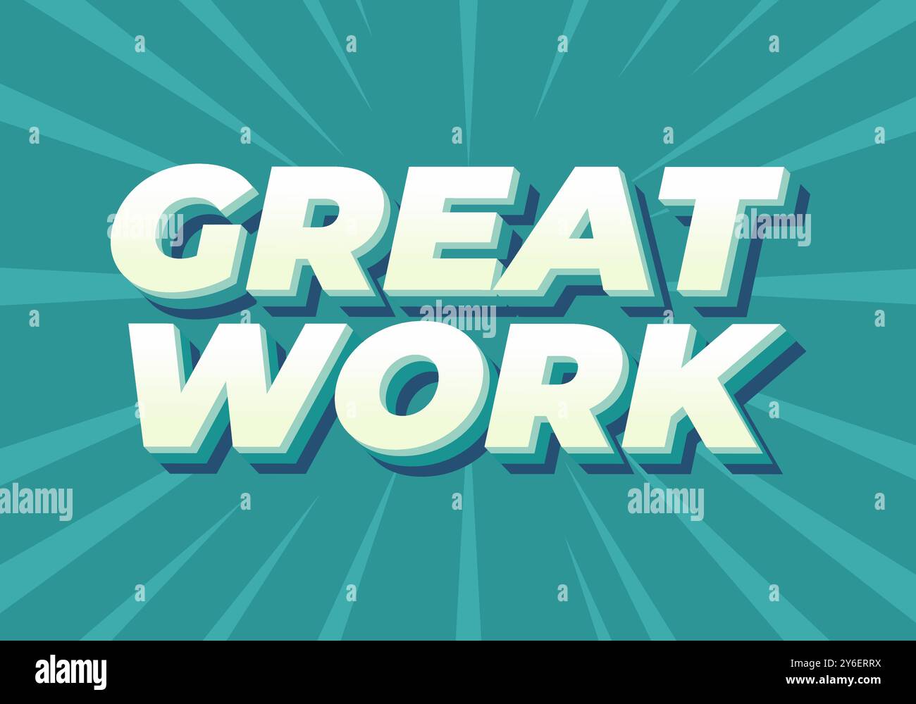 Great work. Text effect design in 3D style with good colors Stock ...