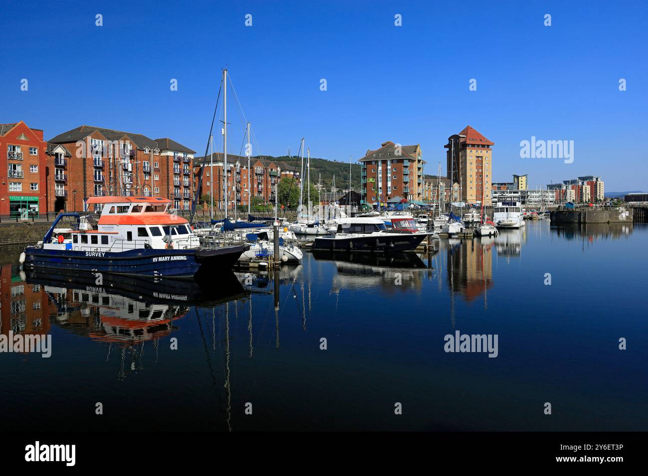 Swansea Maritime Quarter, Swansea, Wales, UK Stock Photo - Alamy