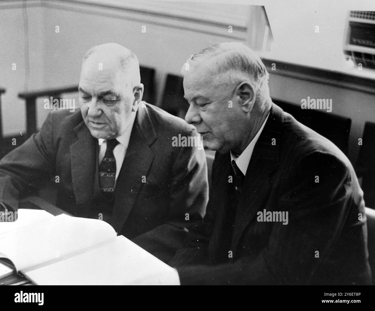 SOUTH AFRICAN PREMIER HENDRIK VERWOERD AT COMMISSION OF ENQUIRY IN ...