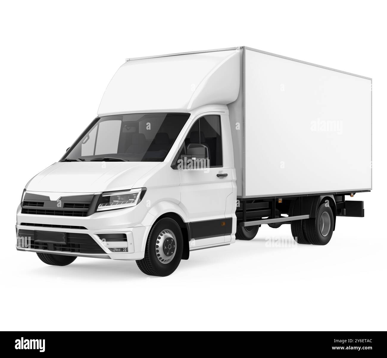 Delivery Van Isolated Stock Photo - Alamy