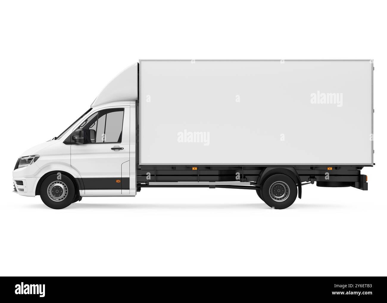 Delivery Van Isolated Stock Photo - Alamy