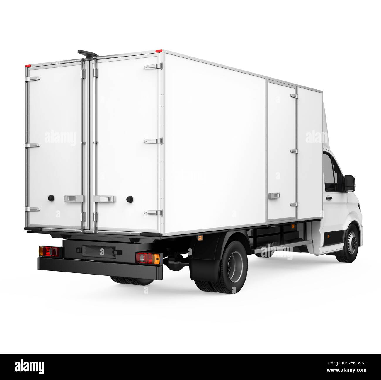 Delivery Van Isolated Stock Photo - Alamy