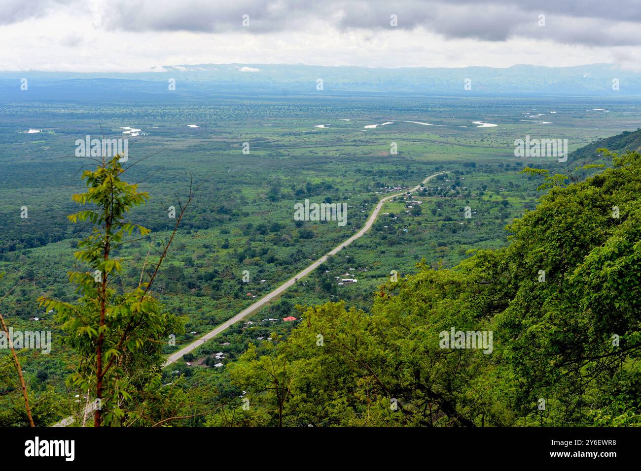 Semliki Valley plains in the Western Rift Valley in Uganda Stock Photo ...