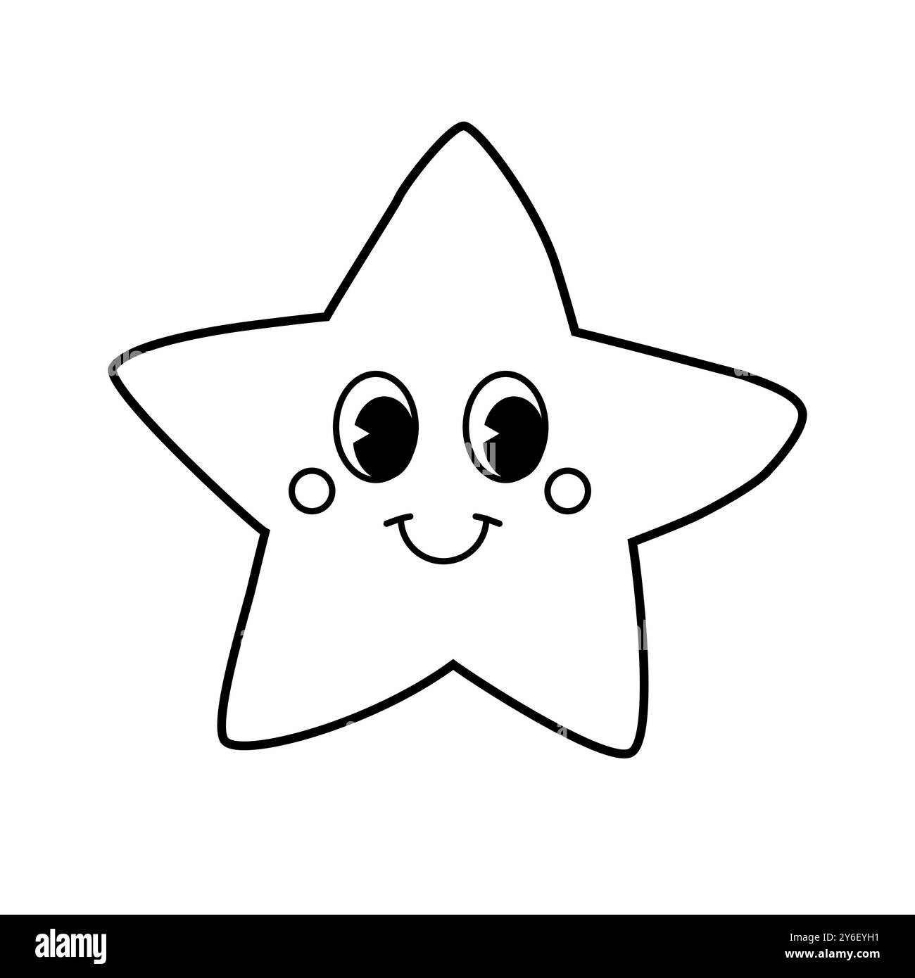 Vector groovy cartoon retro outline star Stock Vector Image & Art - Alamy
