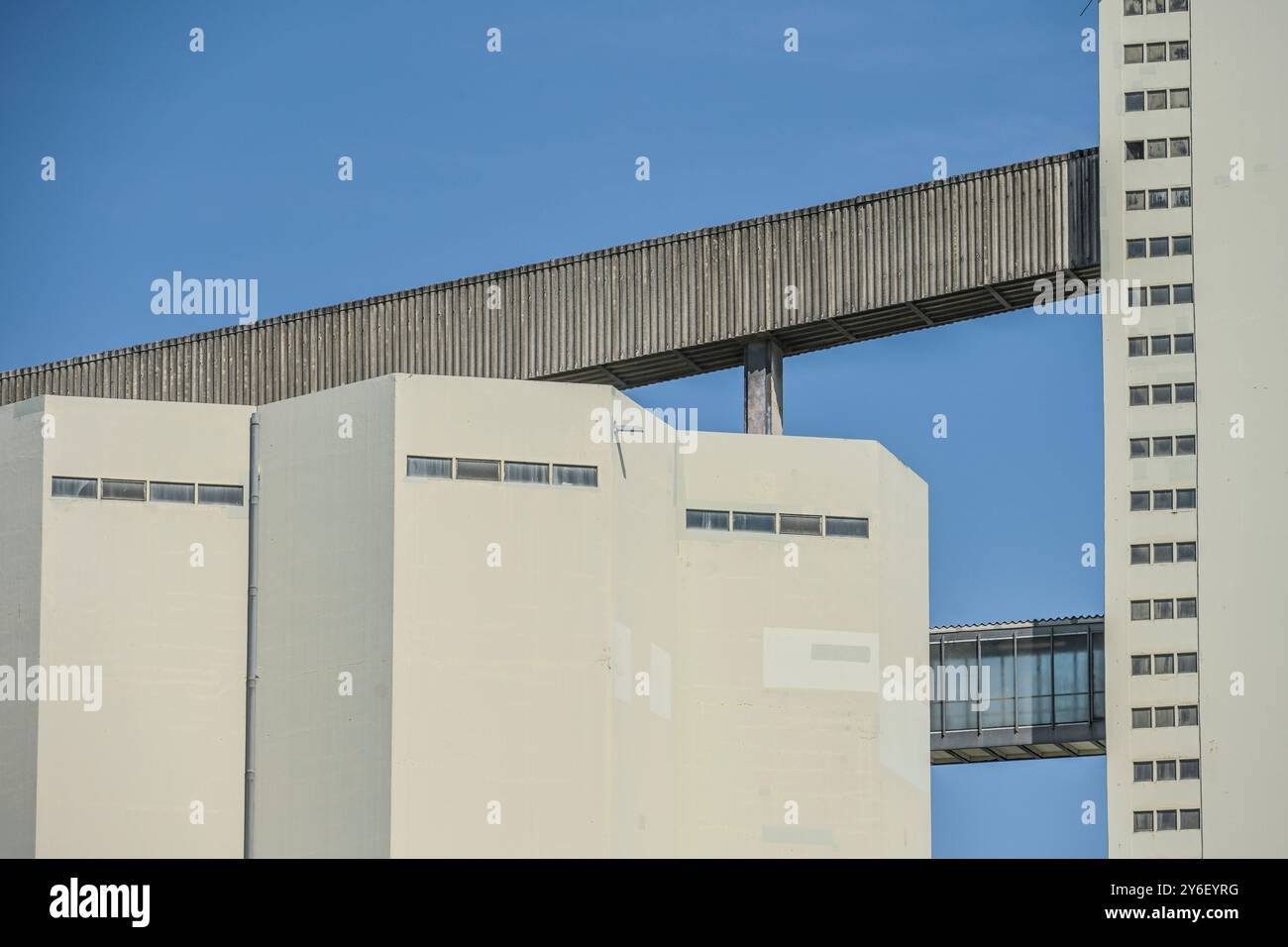 Getreidesilos, Behala, Westhafen, Moabit, Mitte, Berlin, Deutschland ...