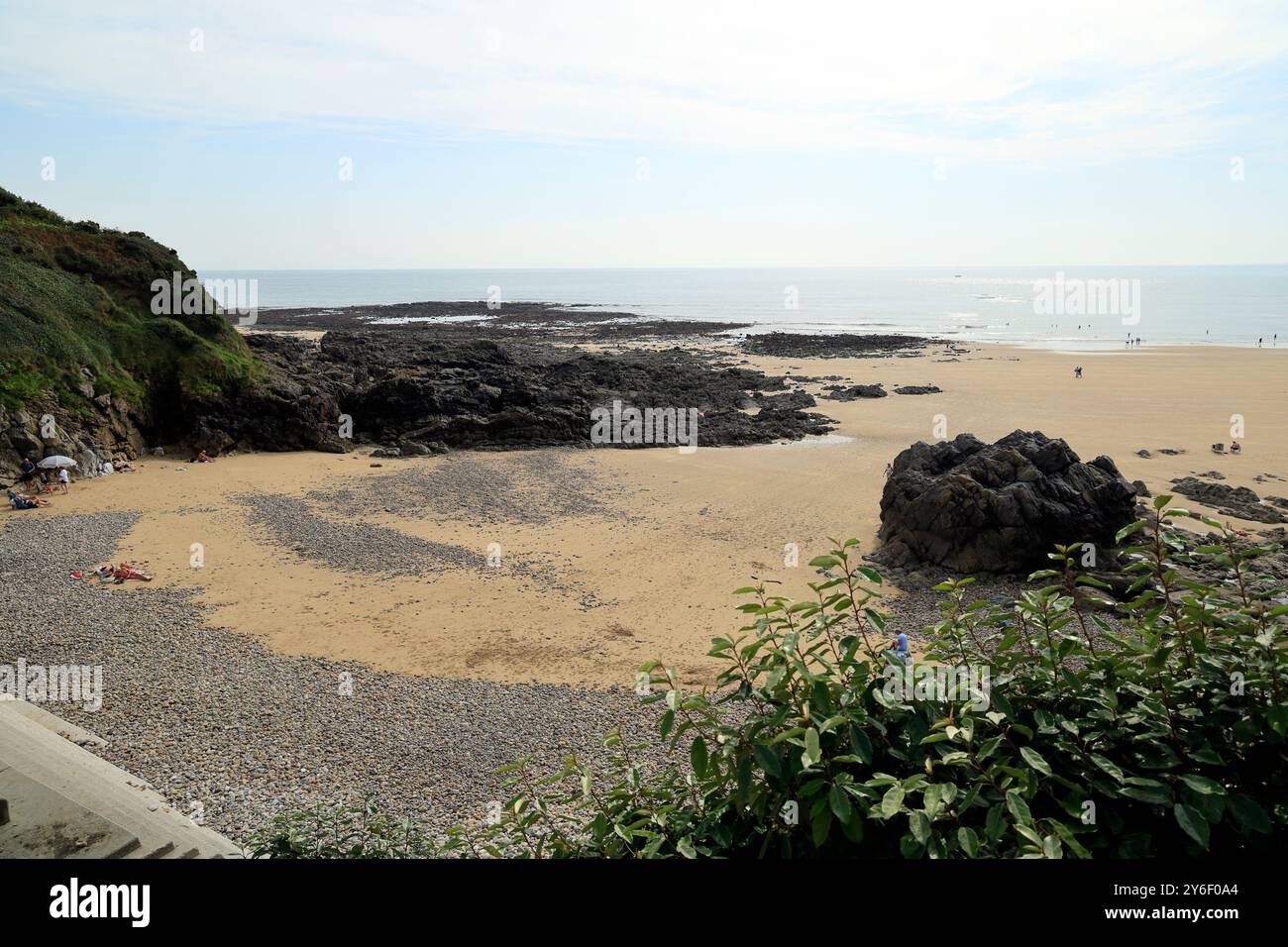 Rotherslade Bay, Gower Peninsula, Wales Stock Photo - Alamy