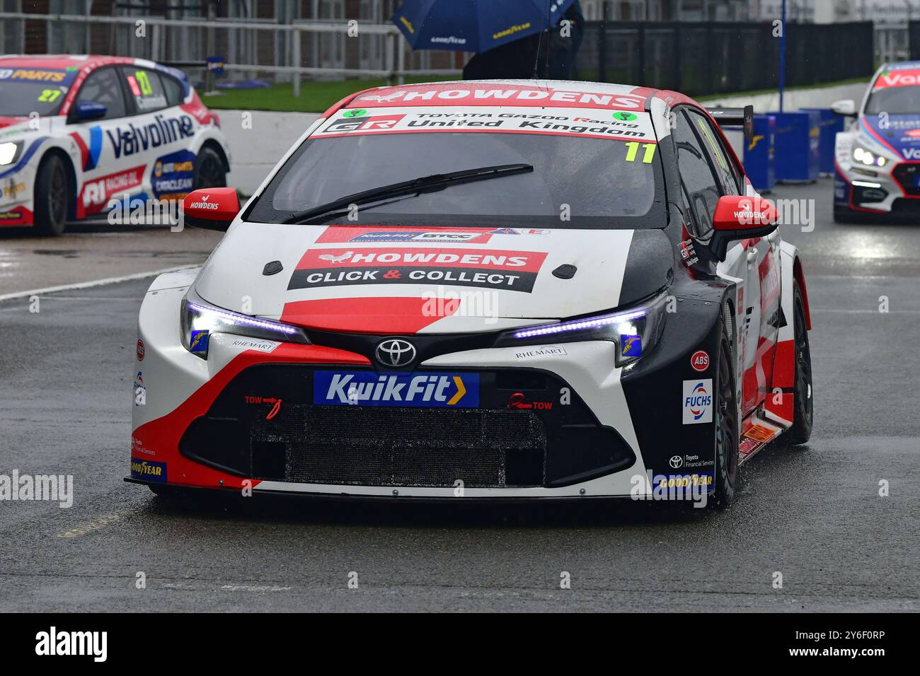 Andrew Watson, Toyota Corolla GR Sport, TOYOTA Gazoo Racing UK, Run under very wet conditions ...