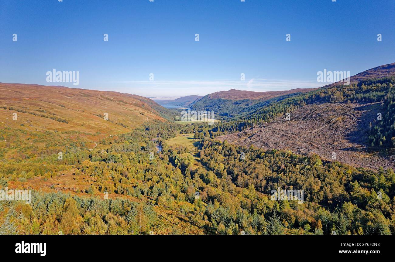 Corrieshalloch Gorge National Nature Reserve the Abhainn Droma river ...