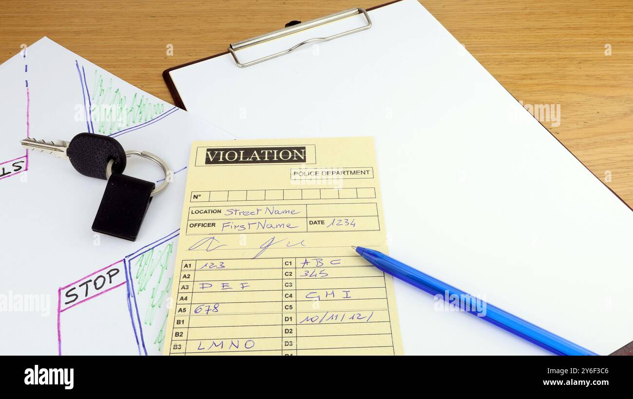 Traffic ticket office hi-res stock photography and images - Alamy
