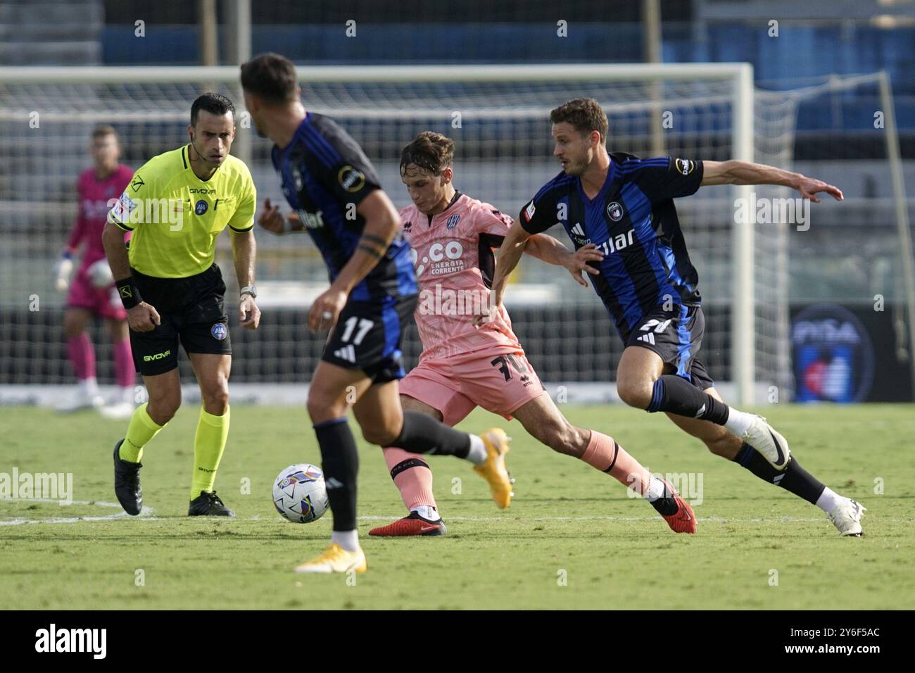 Pisa, Italia. 25th Sep, 2024. Matteo Francesconi, Cesena, in action ...