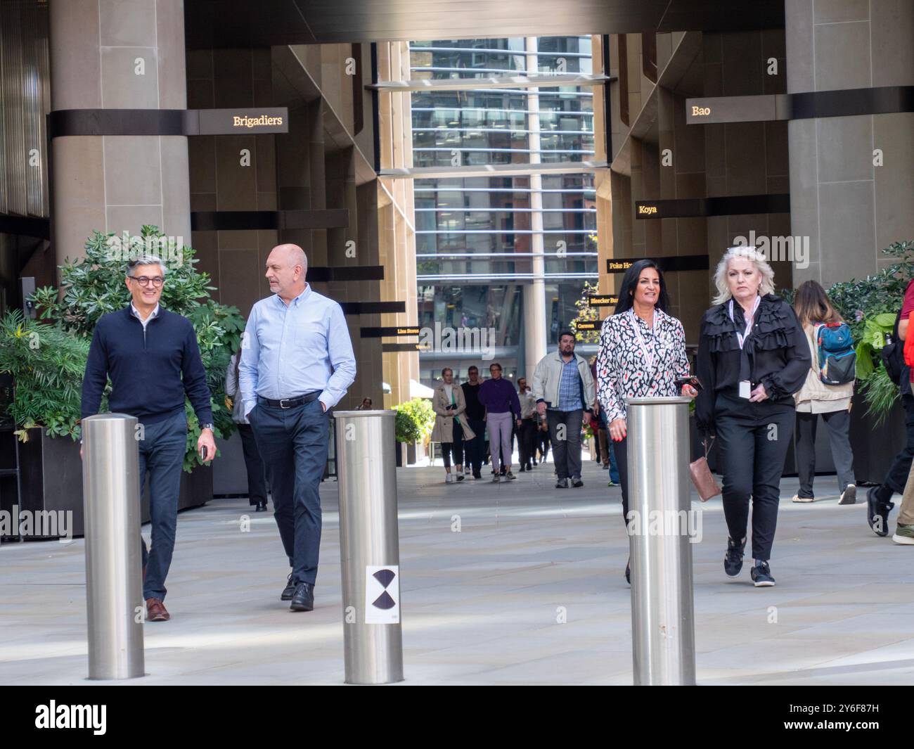 Bloomberg Arcade London Stock Photo - Alamy