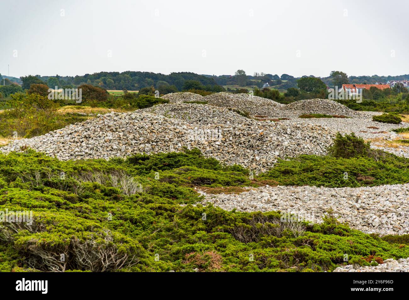Eight burial mounds from the Bronze Age: Gröthögarna in Plantahagen ...