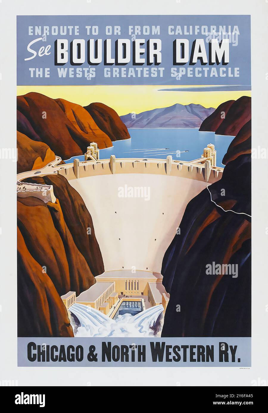 Boulder dam poster hi-res stock photography and images - Alamy