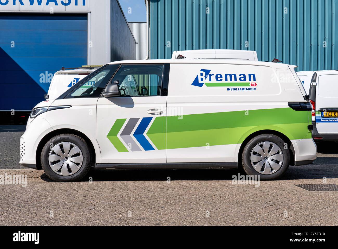 Breman installation group Volkswagen ID. Buzz Stock Photo - Alamy