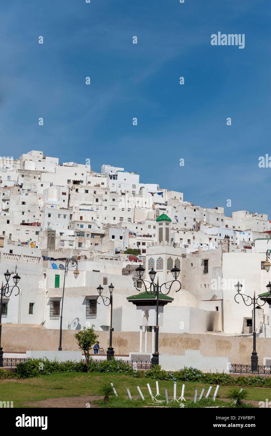 Panoramic view of the Medina of Tetouan, Morocco Stock Photo - Alamy