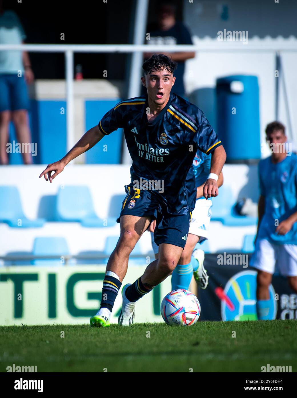 Sanxenxo, Spain. 21 September, 2024. Preseason Real Madrid Juvenil A vs ...