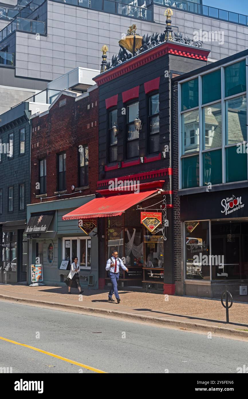 Street of Halifax, Nova Scotia, Canada Stock Photo - Alamy