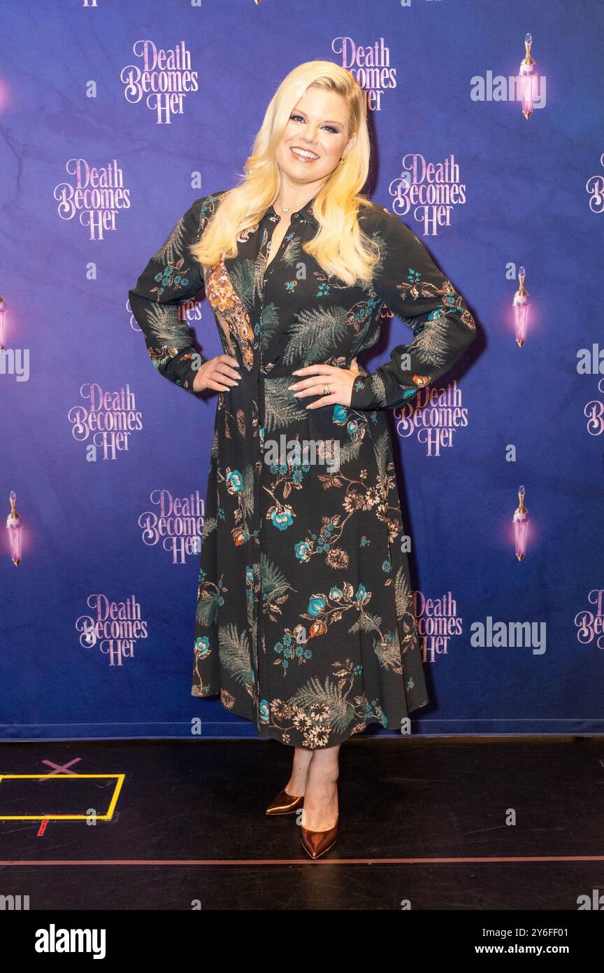 New York, NY, USA, 25 September, 2024: Megan Hilty wearing dress by ...