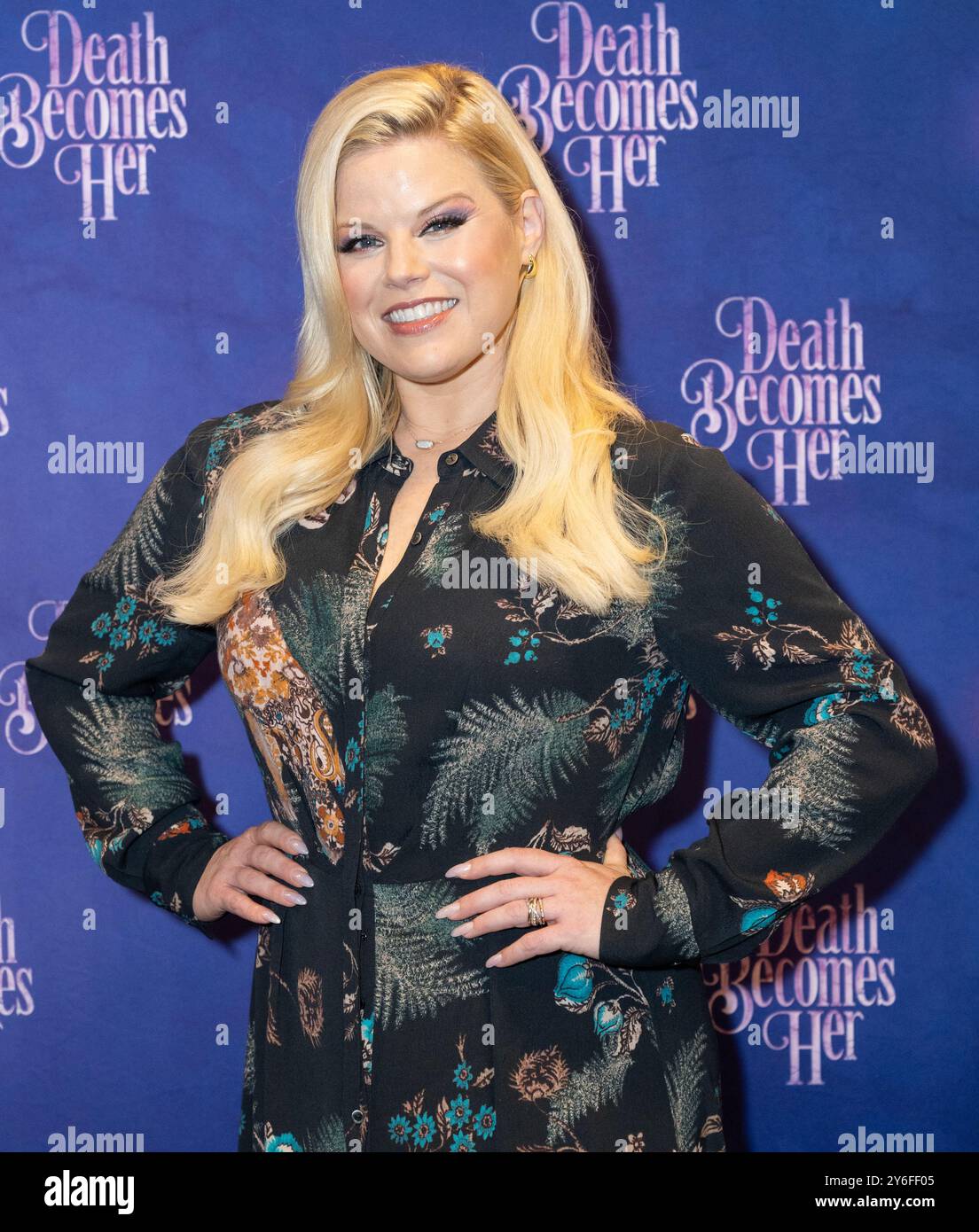 New York, NY, USA, 25 September, 2024: Megan Hilty wearing dress by ...