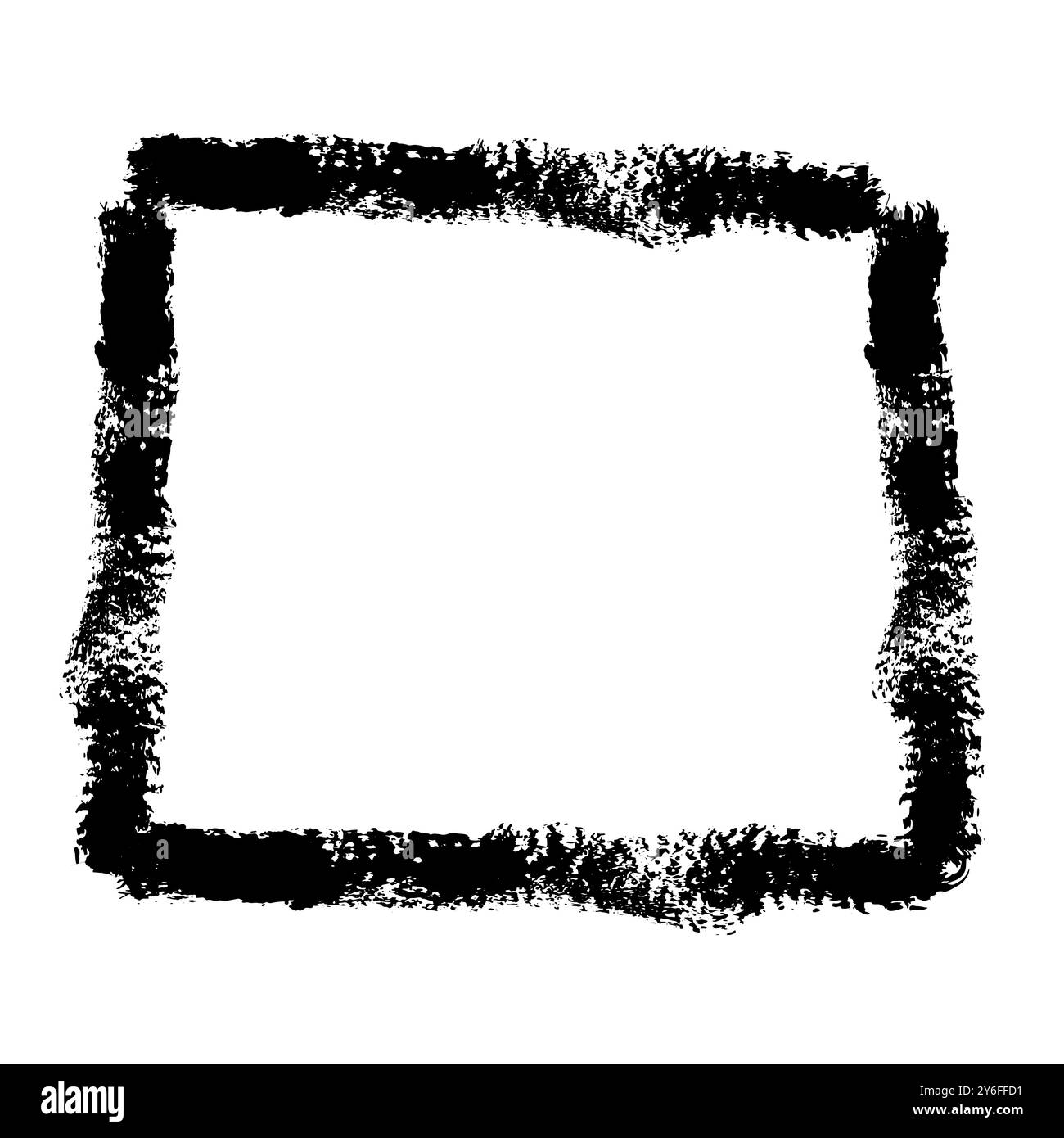 Hand drawn Grunge square rectangle frames. Ink empty black box ... Hand drawn Grunge square rectangle frames. Ink empty black box ...