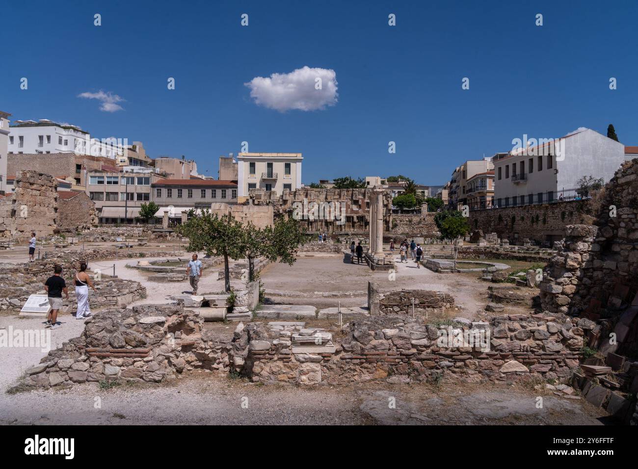 Roman agora ruins athens hi-res stock photography and images - Alamy