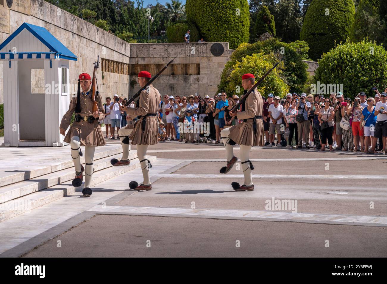 The Changing of the Guards takes place at the presidential Mansion and ...