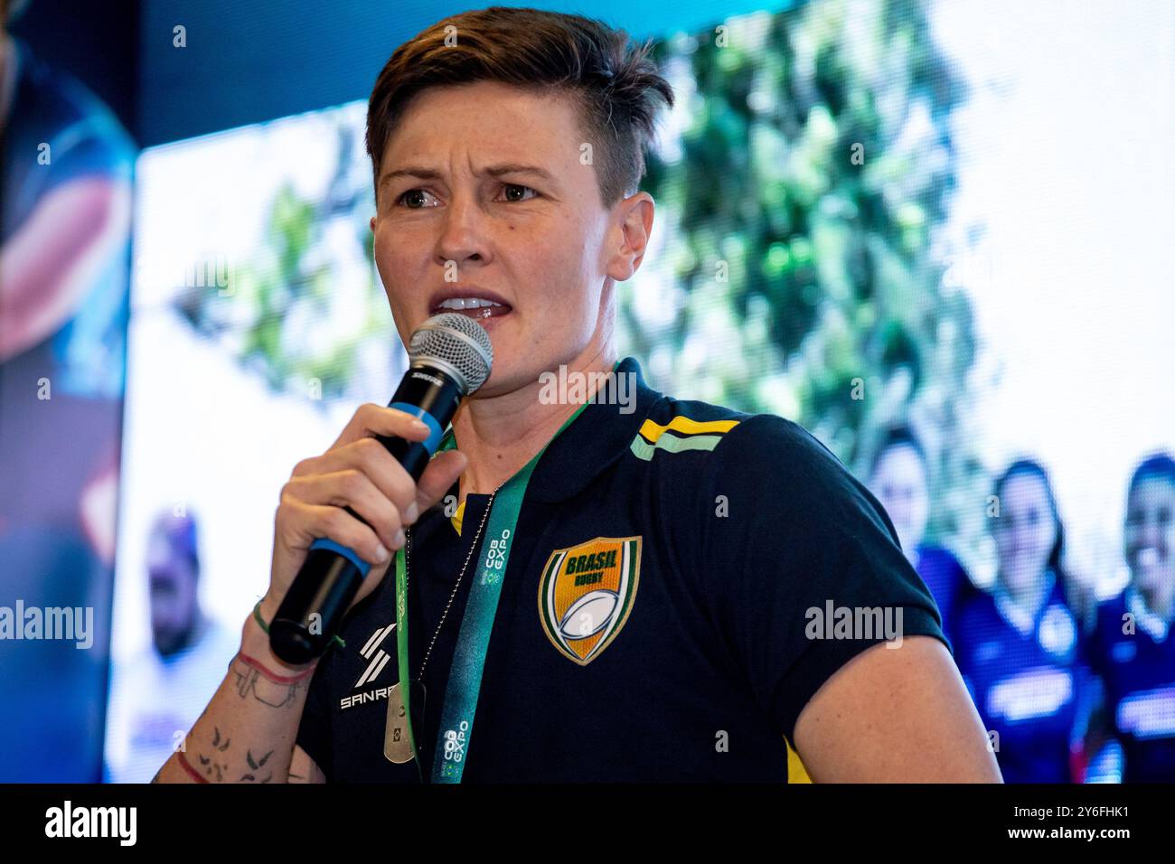 SÃO PAULO, SP - 25.09.2024: COB EXPO - Rachel Kochhann, Rugby Sevens ...
